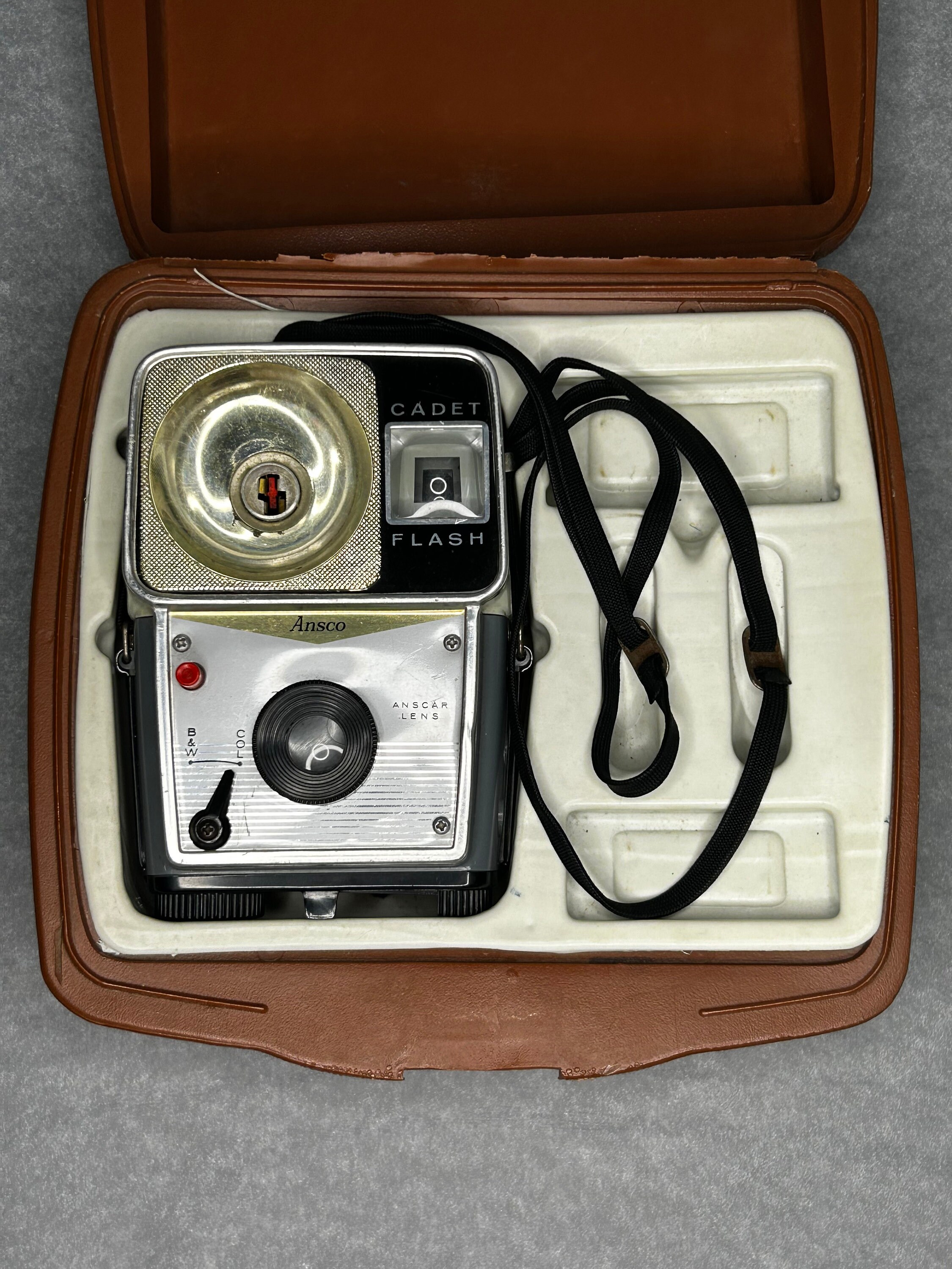 Vintage Circa 1960 Ansco Cadet Flash Camera With Original Booklet Case ...