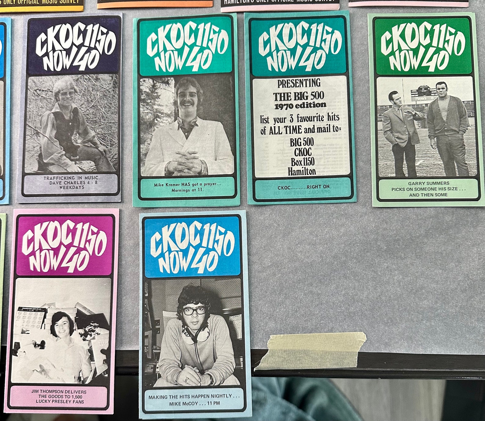 Rare Vintage CKOC 1150 Hamilton Radio Station Top 40 Music Charts From ...