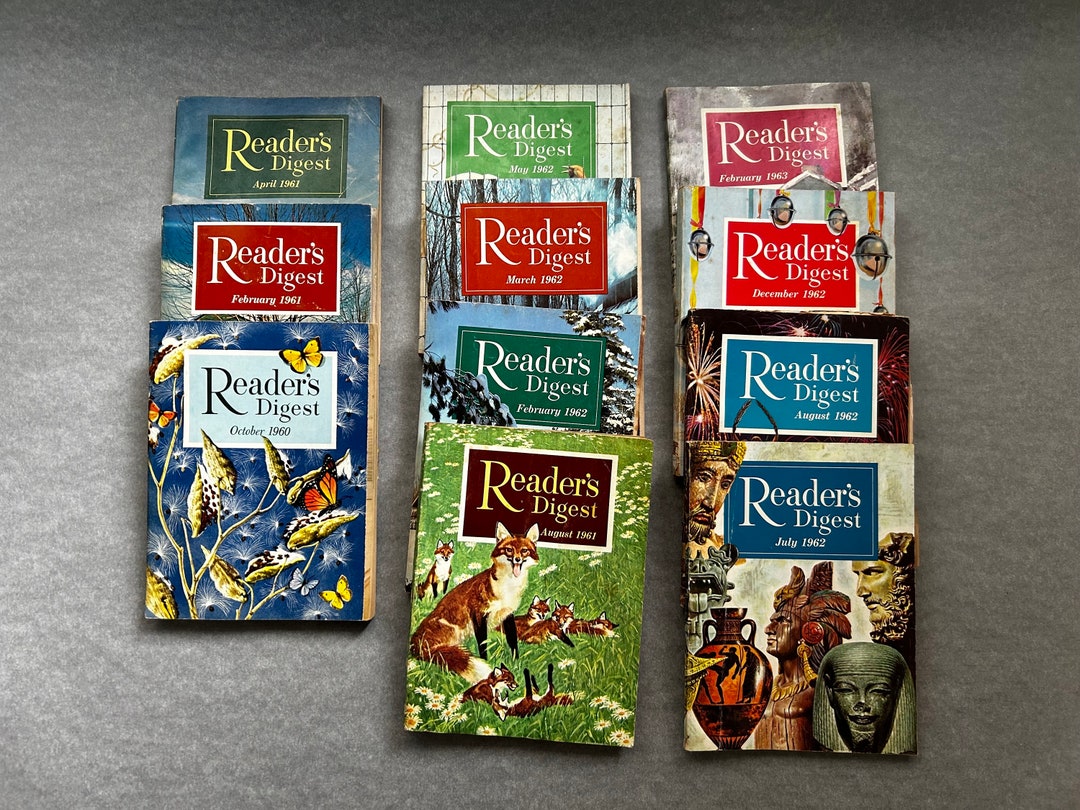 42 Vintage Readers Digest Magazines From 1960-1990 (all but 4 Are From ...