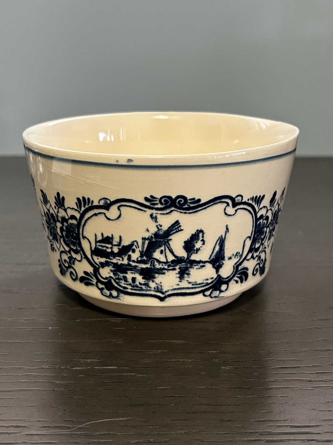 Vintage Holland Delft Blue Hand-painted Pottery Blue Bowl - Etsy