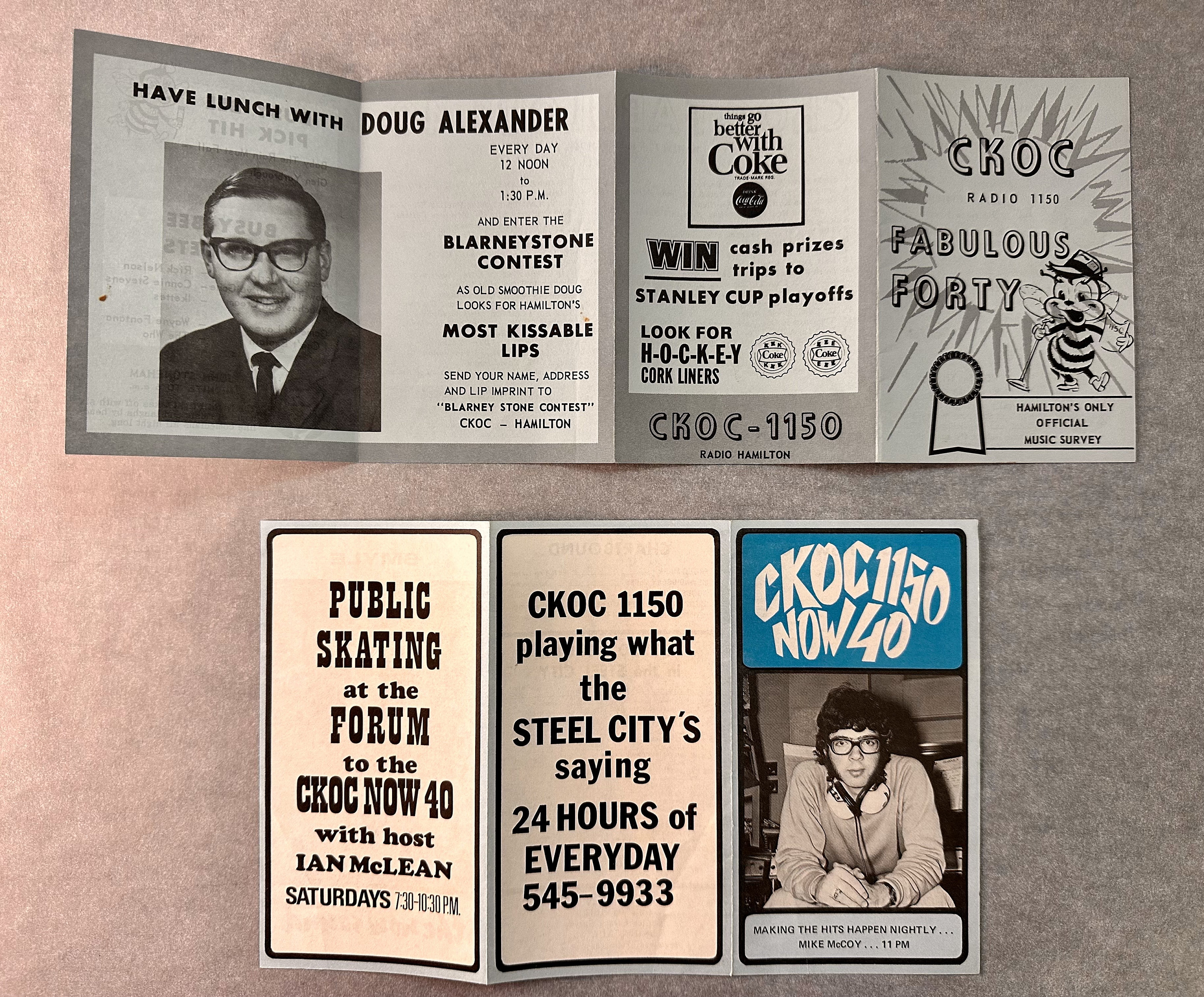 Rare Vintage CKOC 1150 Hamilton Radio Station Top 40 Music Charts From ...