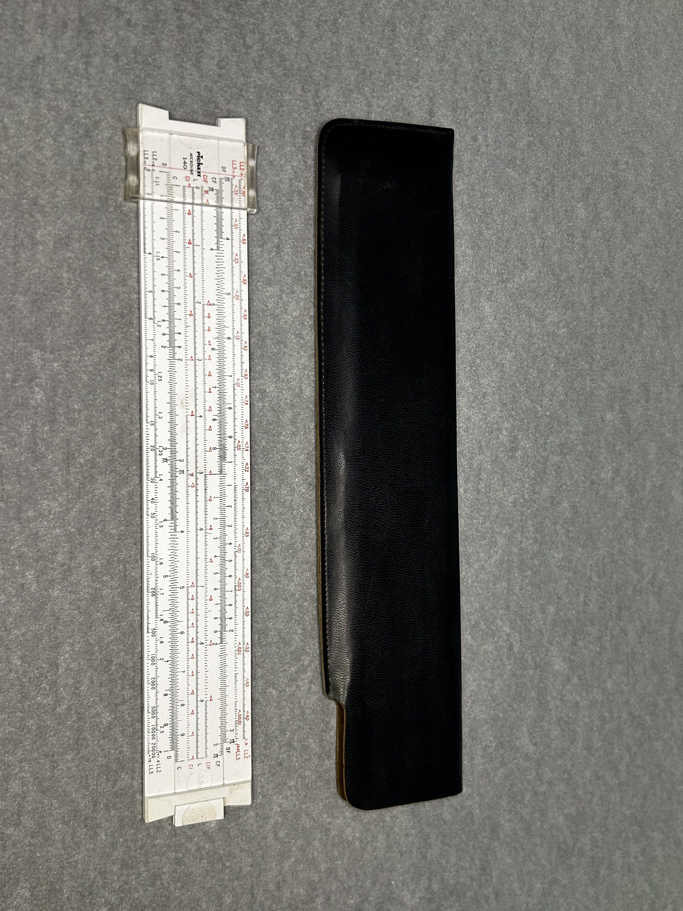 Vintage Picket Microline 140 Slide Ruler With Case - Etsy