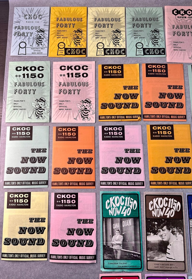 Rare Vintage CKOC 1150 Hamilton Radio Station Top 40 Music Charts From ...