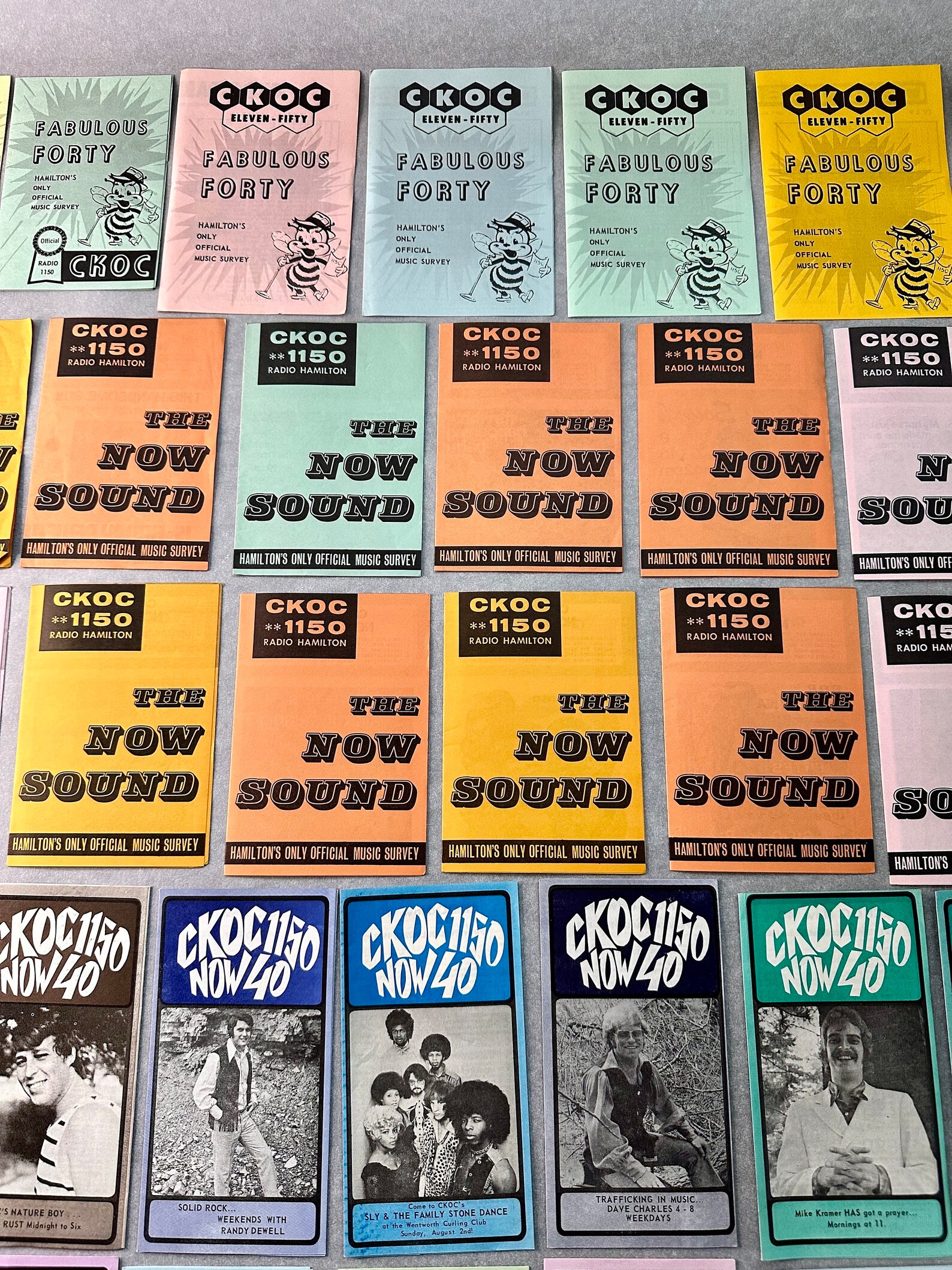 Rare Vintage CKOC 1150 Hamilton Radio Station Top 40 Music Charts From ...