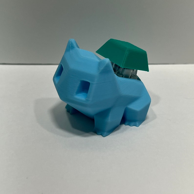 Bulbasaur Fidget Clicker 3D Printed, Keyboard MX Switch, ASMR, Sensory ...