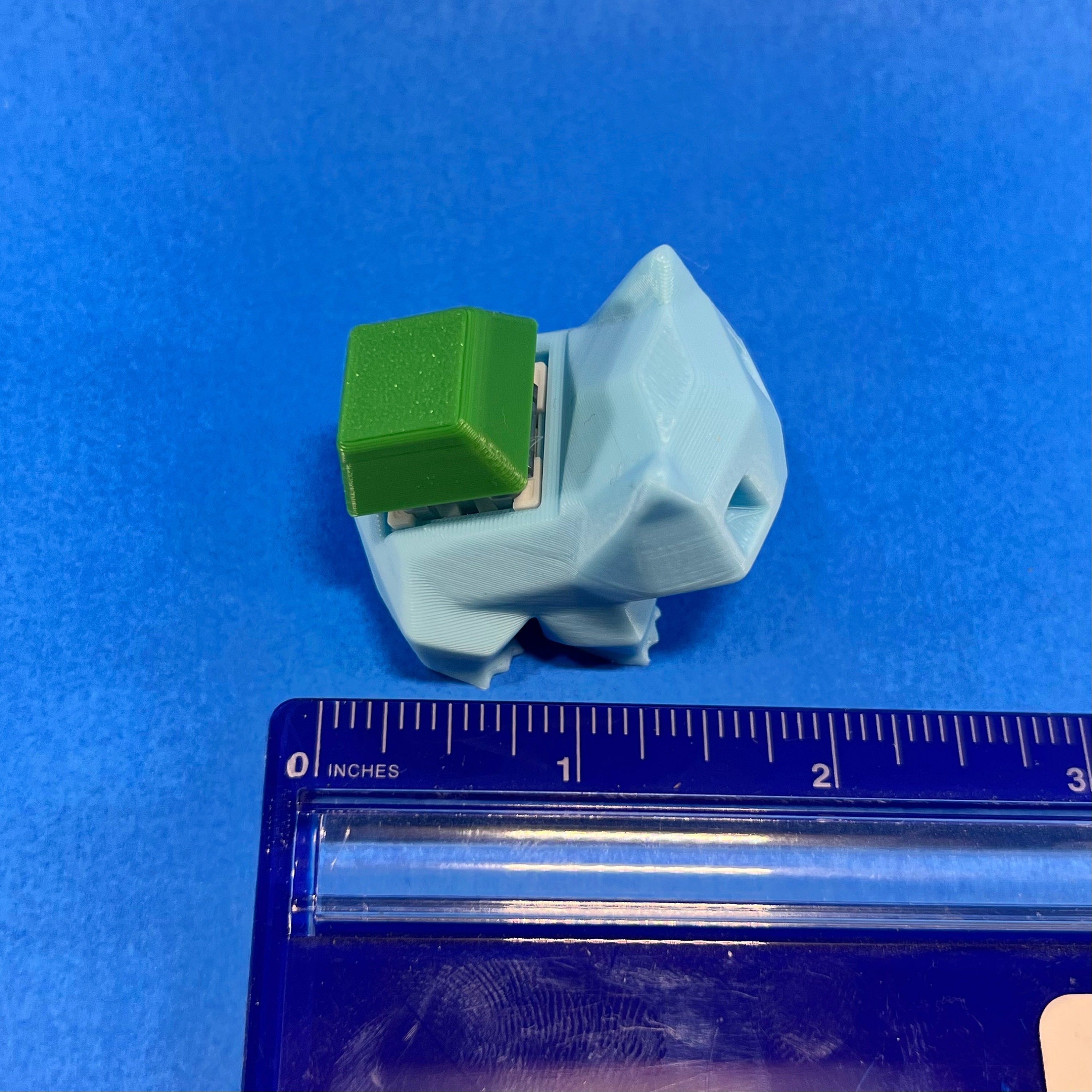 Bulbasaur Fidget Clicker - 3D Printed, Keyboard MX Switch, ASMR ...