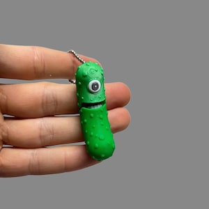 Tickle Pickles - 3D Printed Pickle Keychains / Fidgets / Food Decor ...