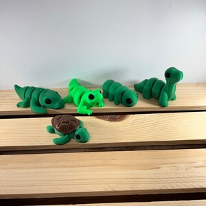 Baby Animal Chibi Fidget Toys 3D Printed, Articulated, Trinket, Gadget ...