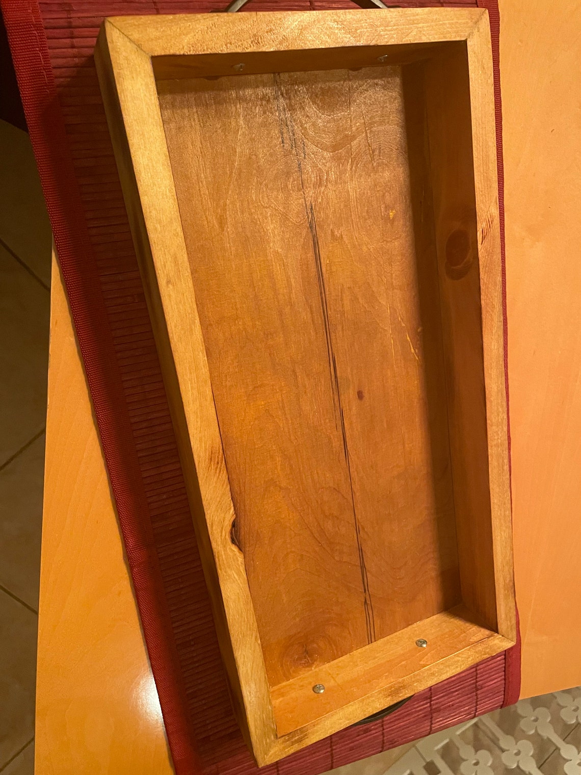 Serving Tray Hand Made Wooden Tray Antique Look - Etsy