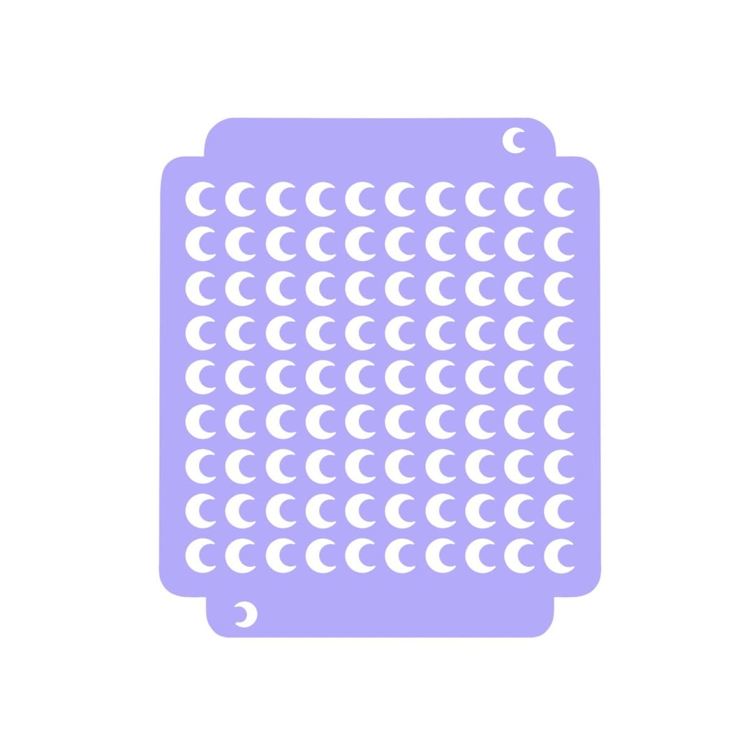 Digital- Crescent Moon Sprinkle Stencil (3 Sizes)- Digital Download ...