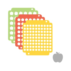 Digital- Apple Sprinkle Stencil (3 Sizes)- Digital Download- STL File ...