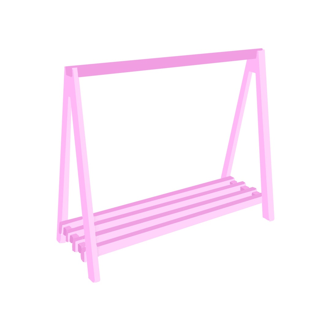 Digital- XL Cookie Rack- Tall Mini Clothes Rack - Digital Download- STL ...