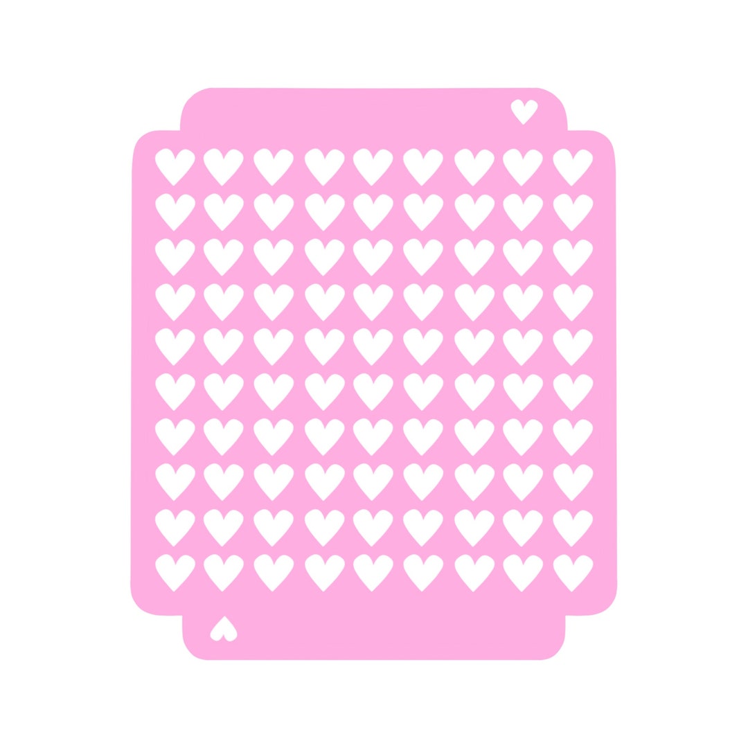 Digital- Heart Sprinkle Stencil (3 Sizes)- Digital Download- STL File ...