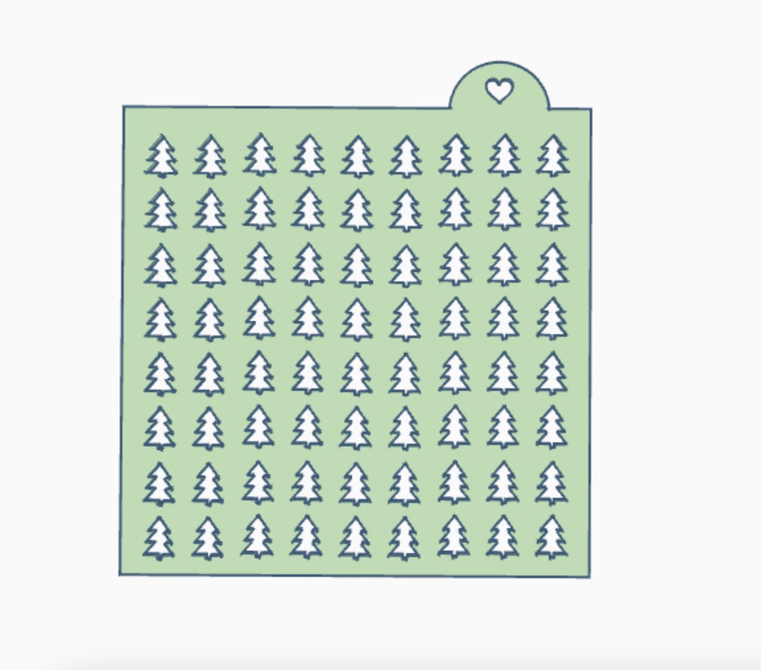 Digital Christmas Tree Sprinkle Stencil Digital Download STL File for ...