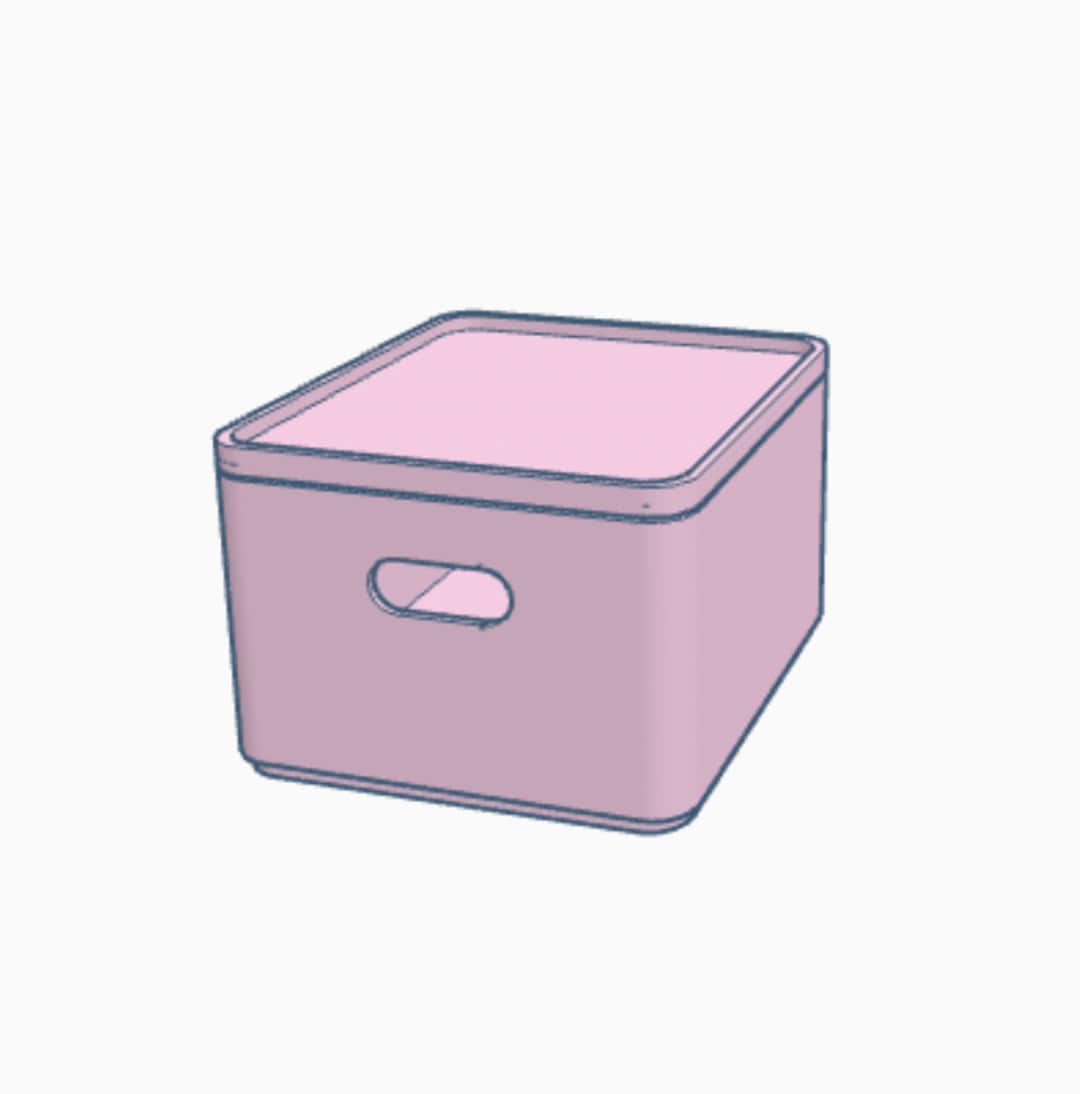 Digital- 3" Stackable Organizer With Lid - STL File for 3D Printing - Etsy