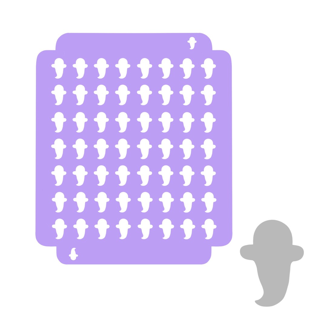 Digital- Ghost Style 2 Sprinkle Stencil (3 Sizes Included) - Digital ...