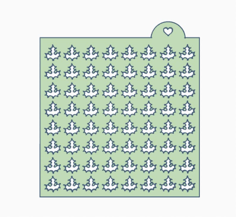 Digital- Leaf Sprinkle Stencil- Digital Download- STL File for 3D ...
