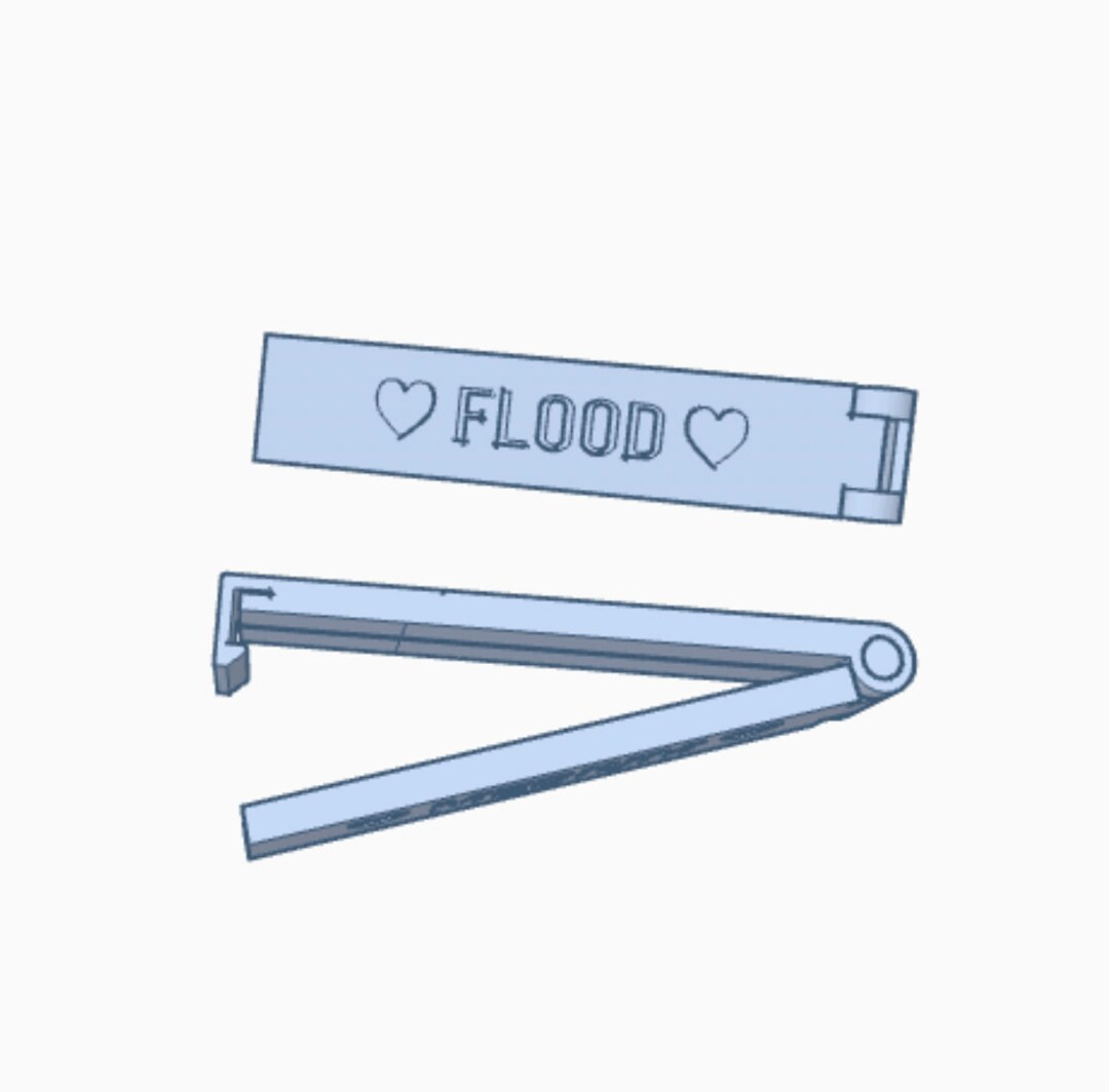 Digital- Icing Bag Clip- Flood - Digital Download STL File for 3D ...