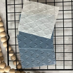 Digital- Hearts 3D Textured Parchment Paper Embosser - STL File to 3D ...