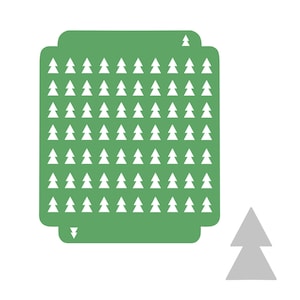 Digital- Christmas Tree Sprinkle Stencil (3 Sizes Included) - Digital ...