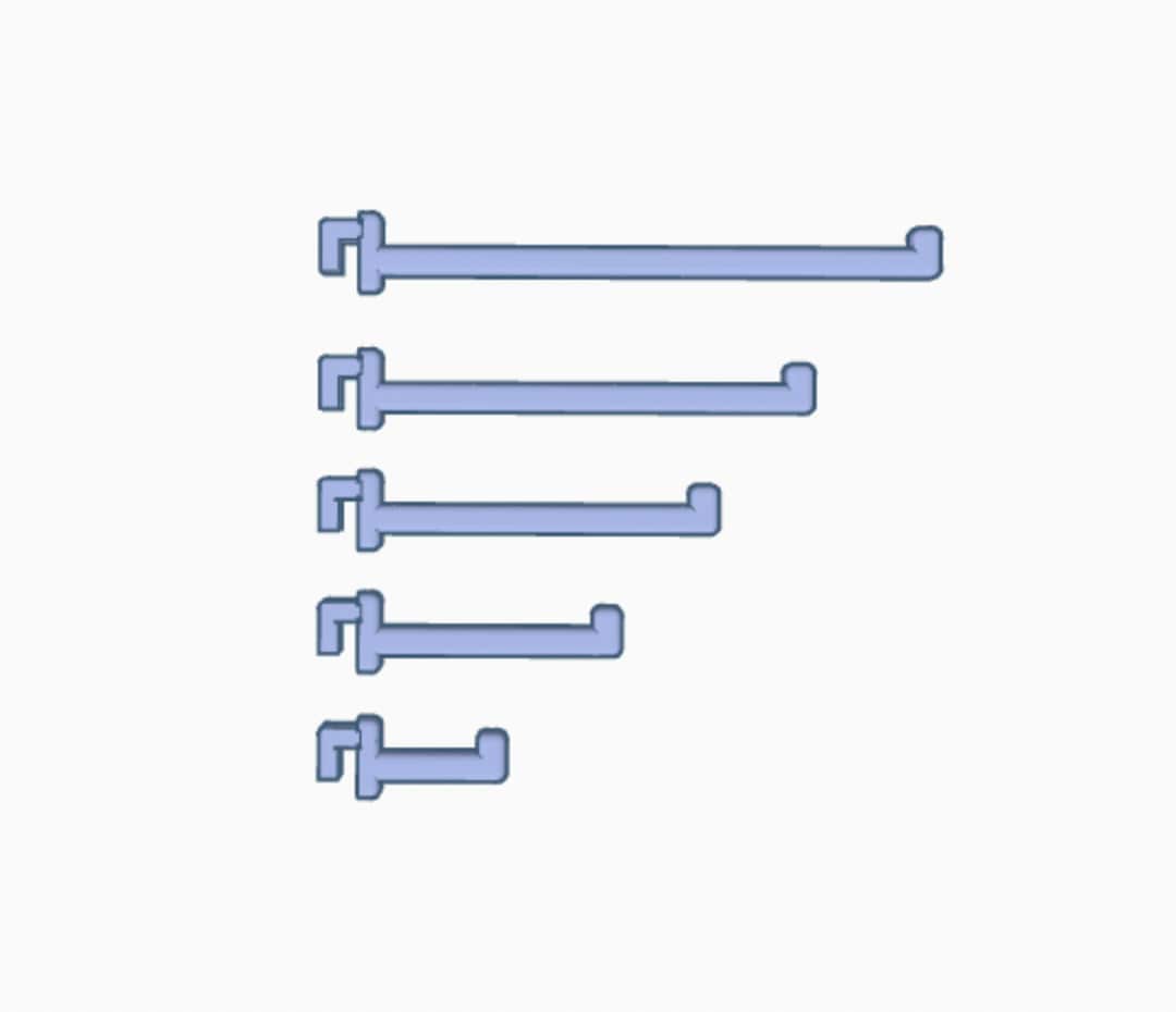 Digital- Pegs 5 Sizes Included - Digital STL Files for 3D Printing - Etsy
