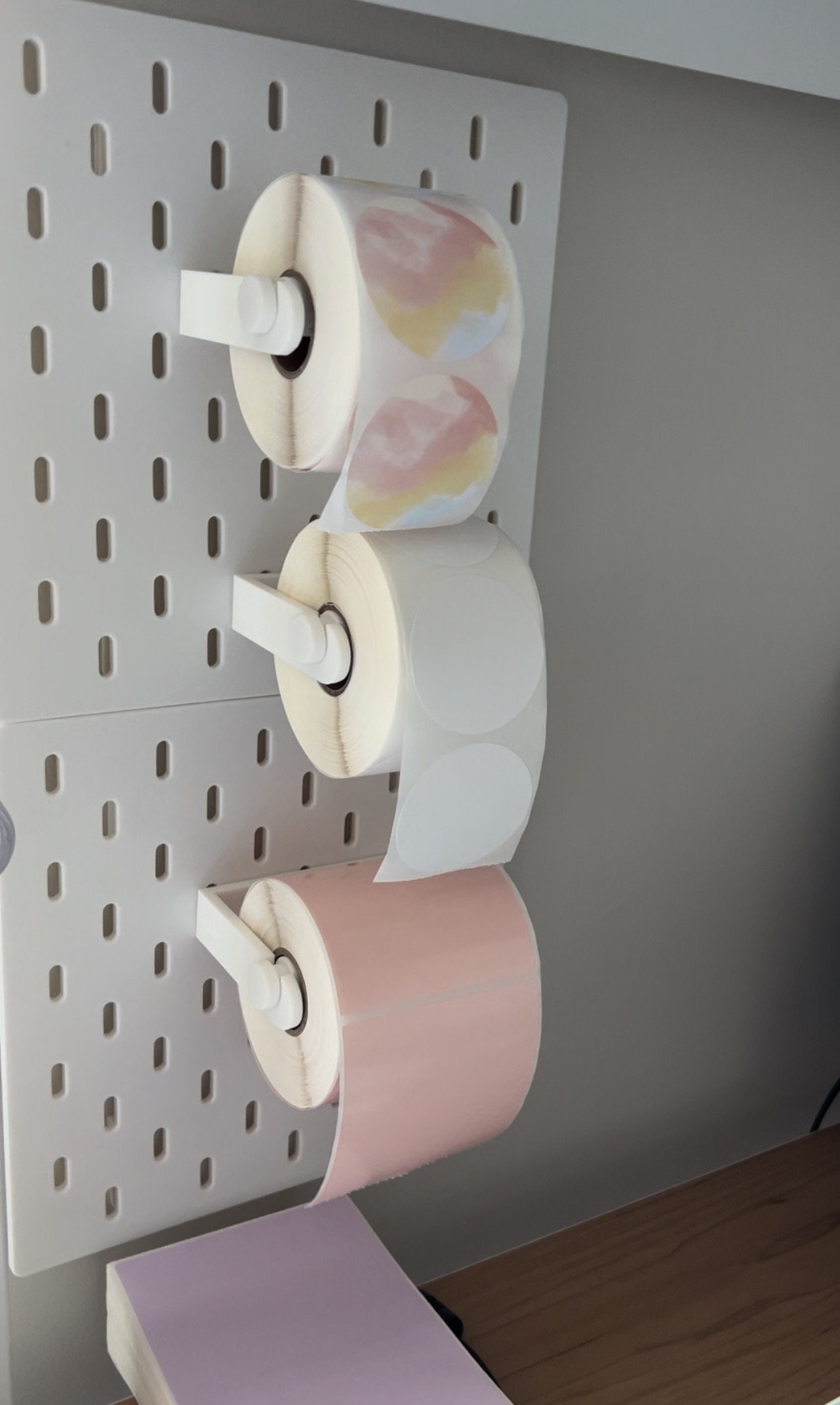 Digital- 3.25" Sticker Holder for Peg Board - Digital STL Files for 3D ...