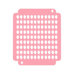 Digital Strawberry Sprinkle Stencil Digital Download STL File for 3D ...