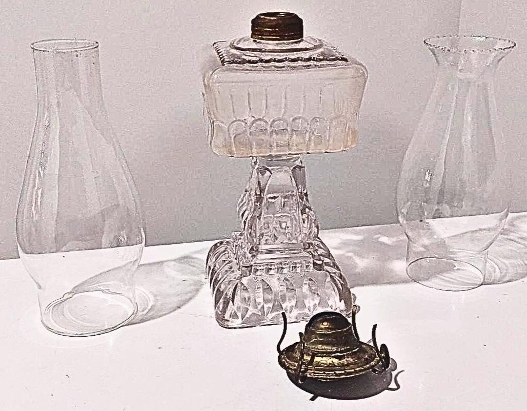 Vintage Eagle Glass Oil Lantern From the 1970s - Etsy