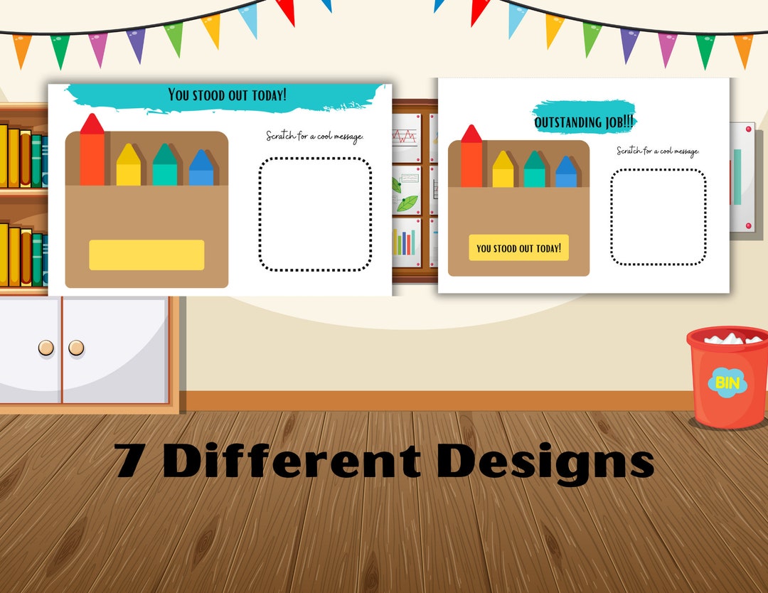 Teacher Scratch off Reward Cards for Students, Student Reward, Student ...