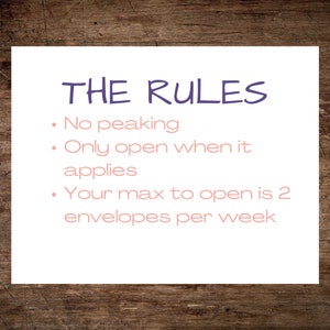 Open When Envelopes W/notecards for Sisters, Open When Best Friends ...