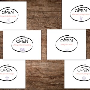 Open When Envelopes W/notecards for Sisters, Open When Best Friends ...