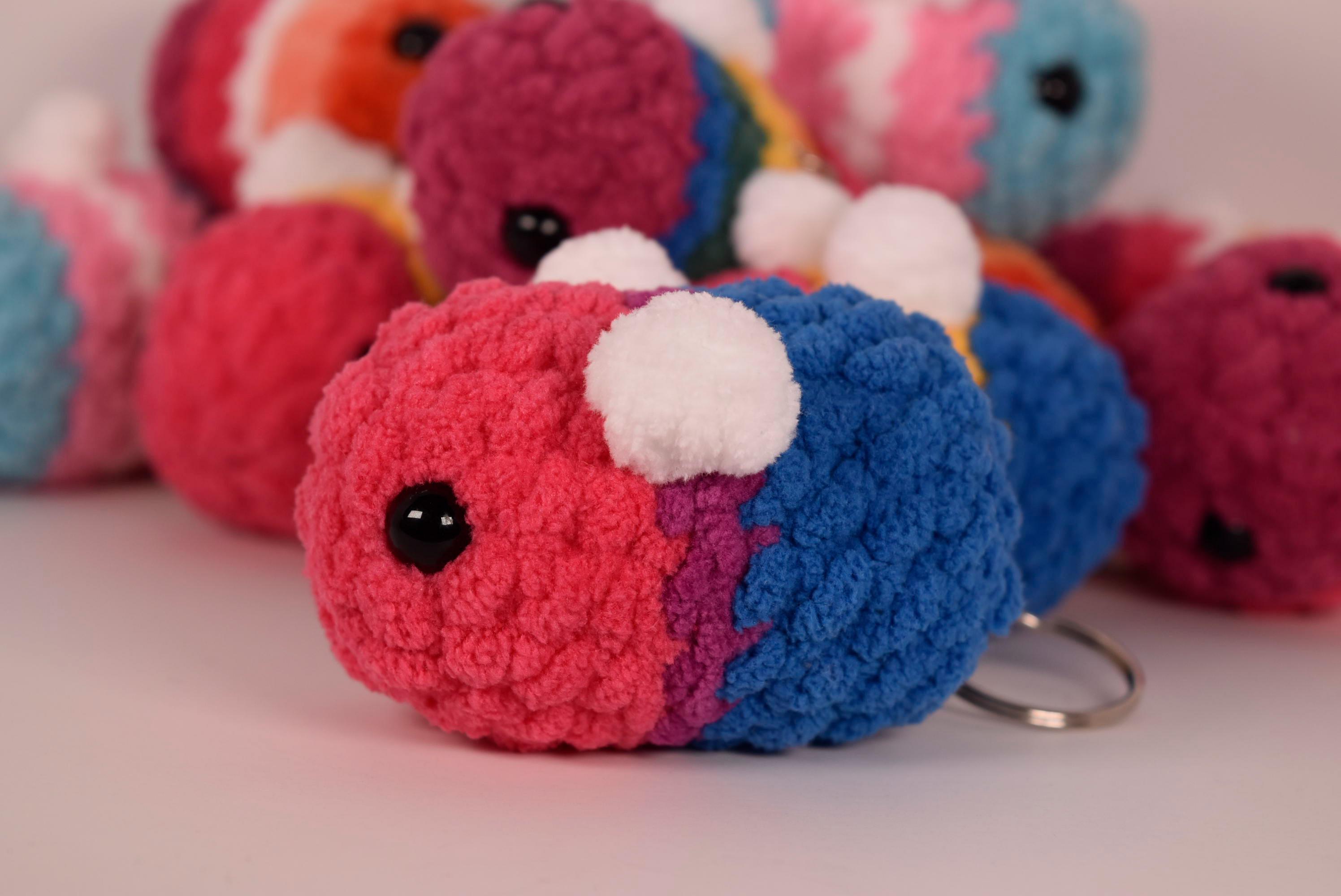 Lgb(ee)tq+ Pride Bee Crochet Keychains - Etsy
