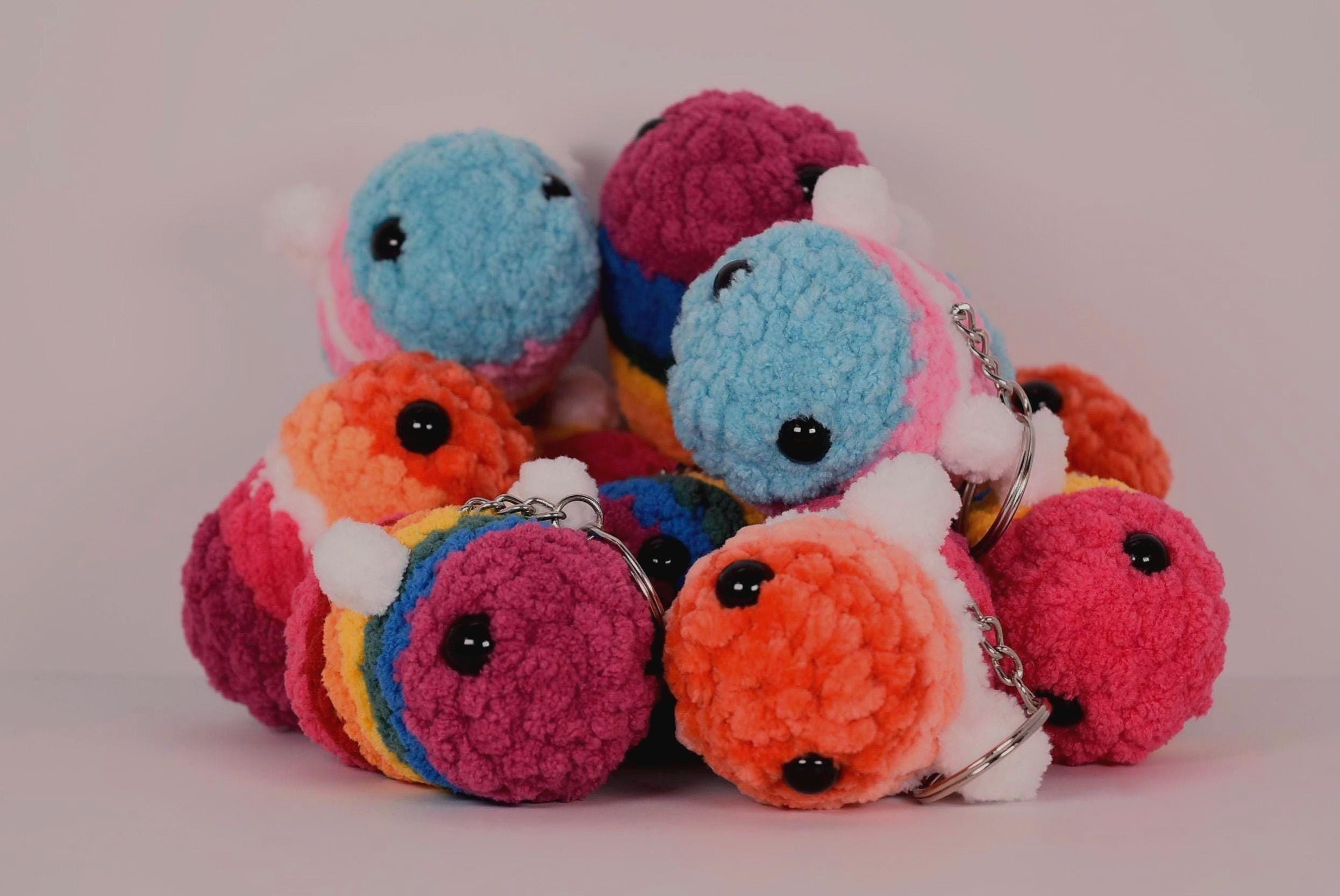 Lgb(ee)tq+ Pride Bee Crochet Keychains - Etsy