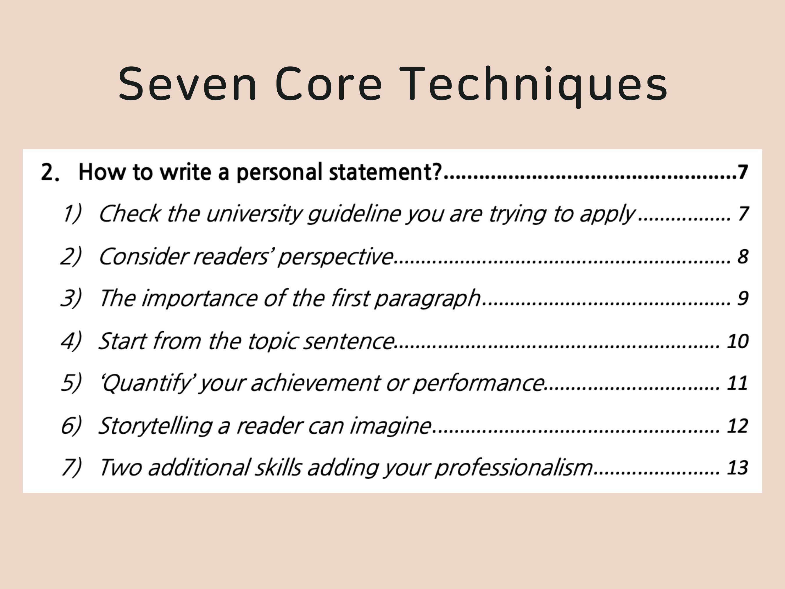 Personal Statement Guideline for University - Etsy