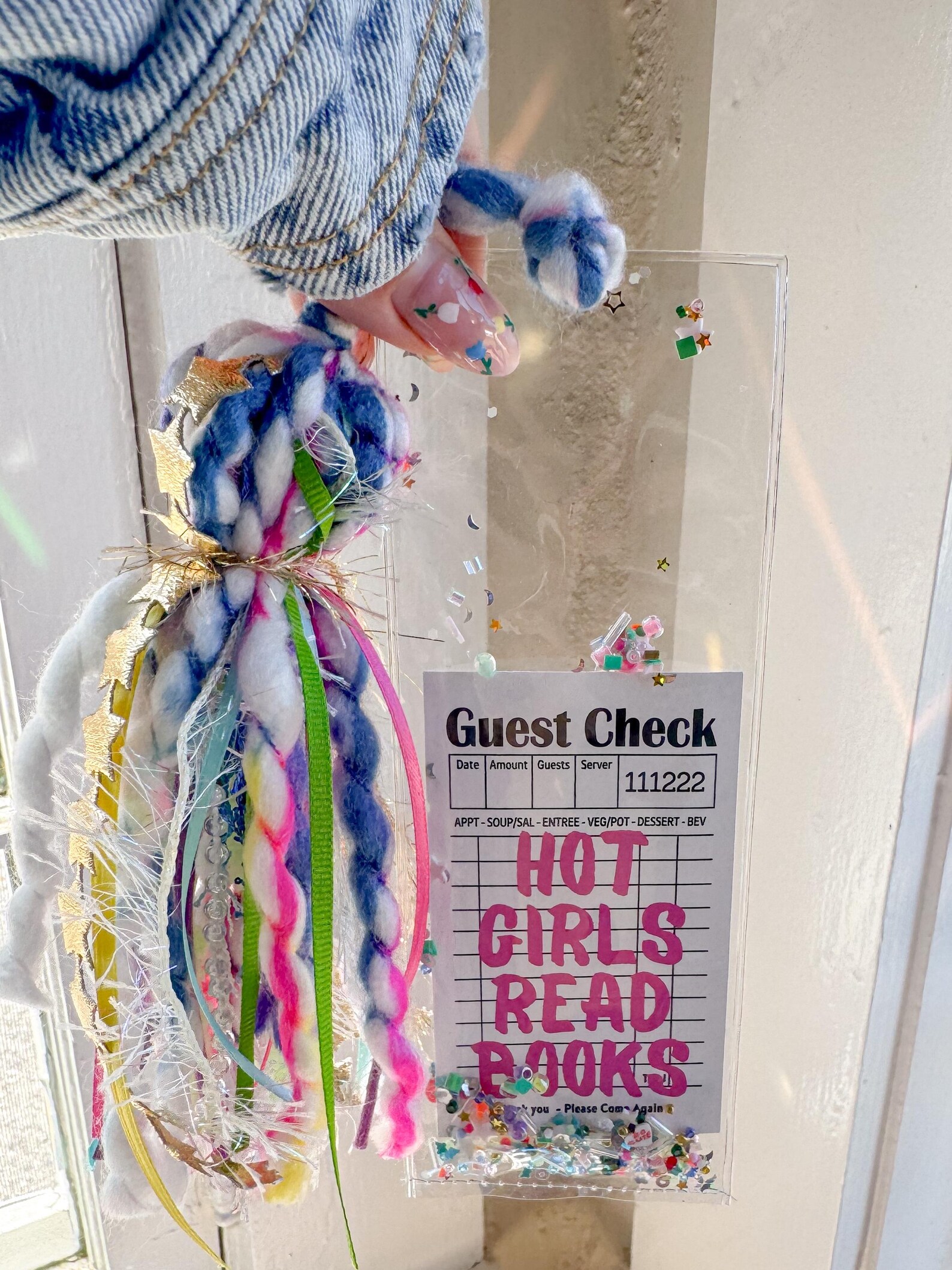 Guest Check Saying Bookmark. Hot Girls Read Books, Gift Ideas ...
