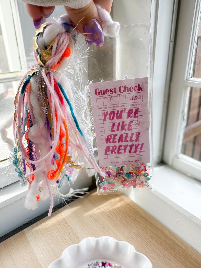 Guest Check Saying Bookmark. You’re Like Really Pretty Bookmark, Gift ...