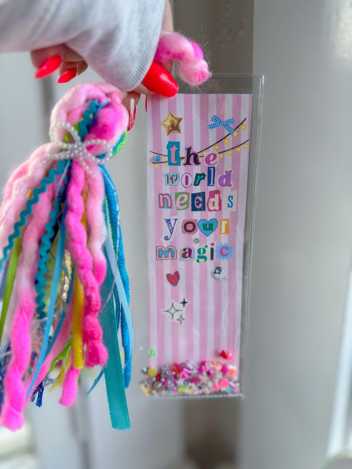 Positive Quote Shaker Style Bookmark: the World Needs Your Magic ...