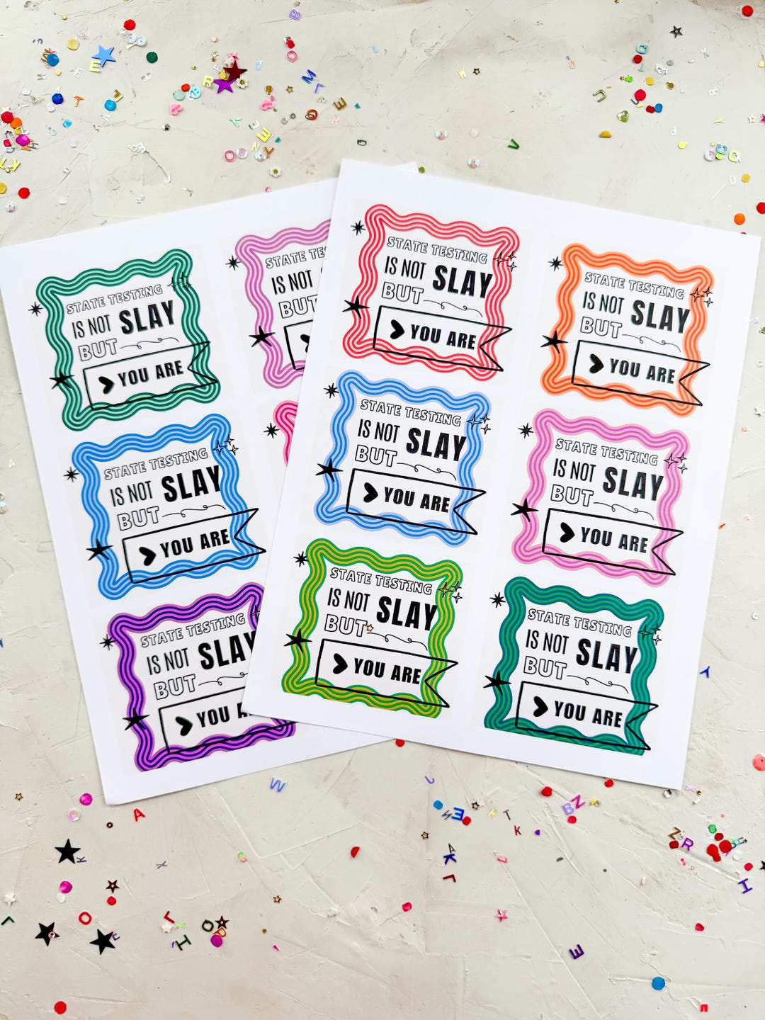 DIGITAL Download Encouraging and Motivational Testing Desk Notes for ...