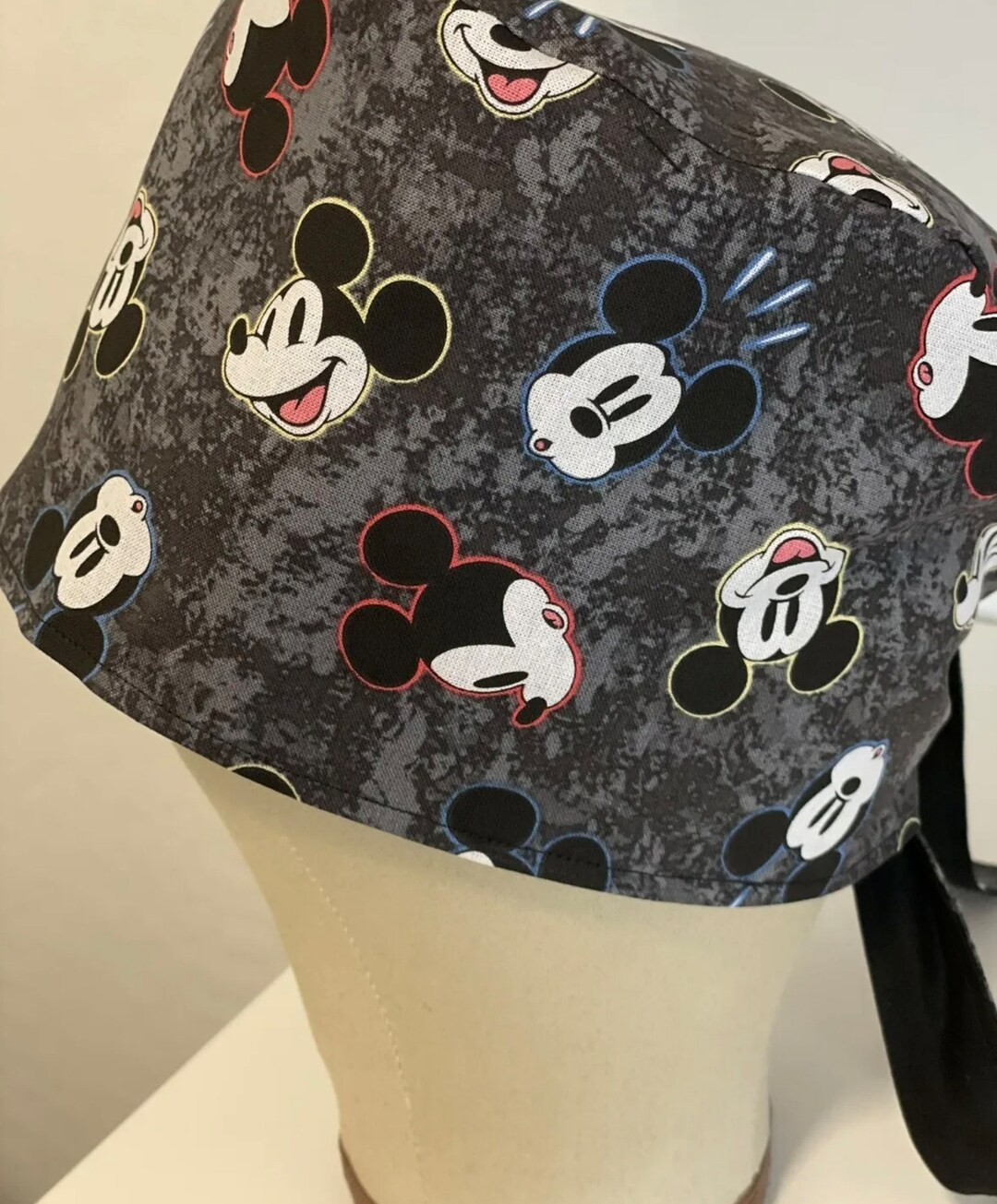 Men/women Surgical Scrub Cap, Mickey Mouse. Lined - Etsy