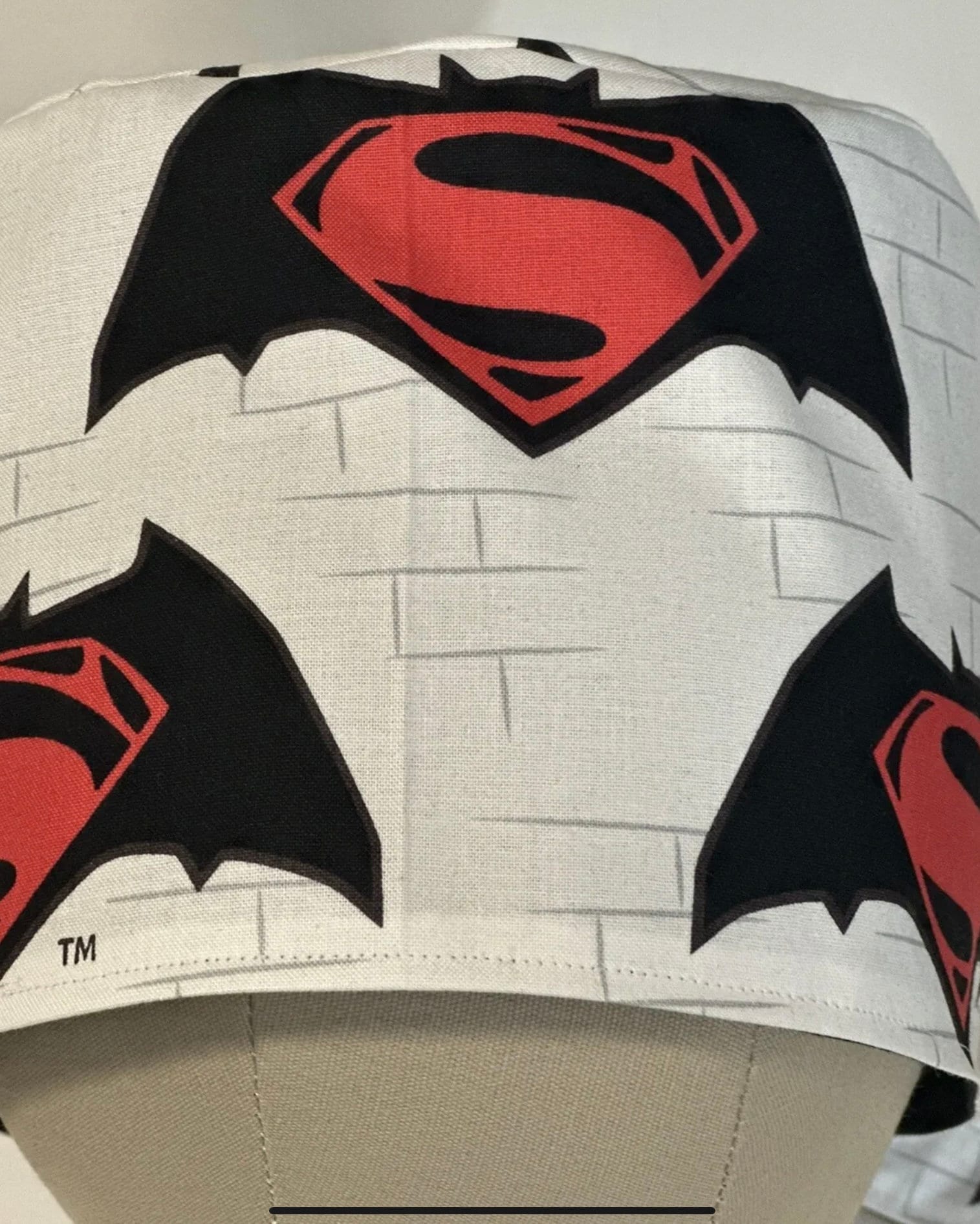 Men/women Surgical Scrub Cap Lined Batman VS Superman very - Etsy