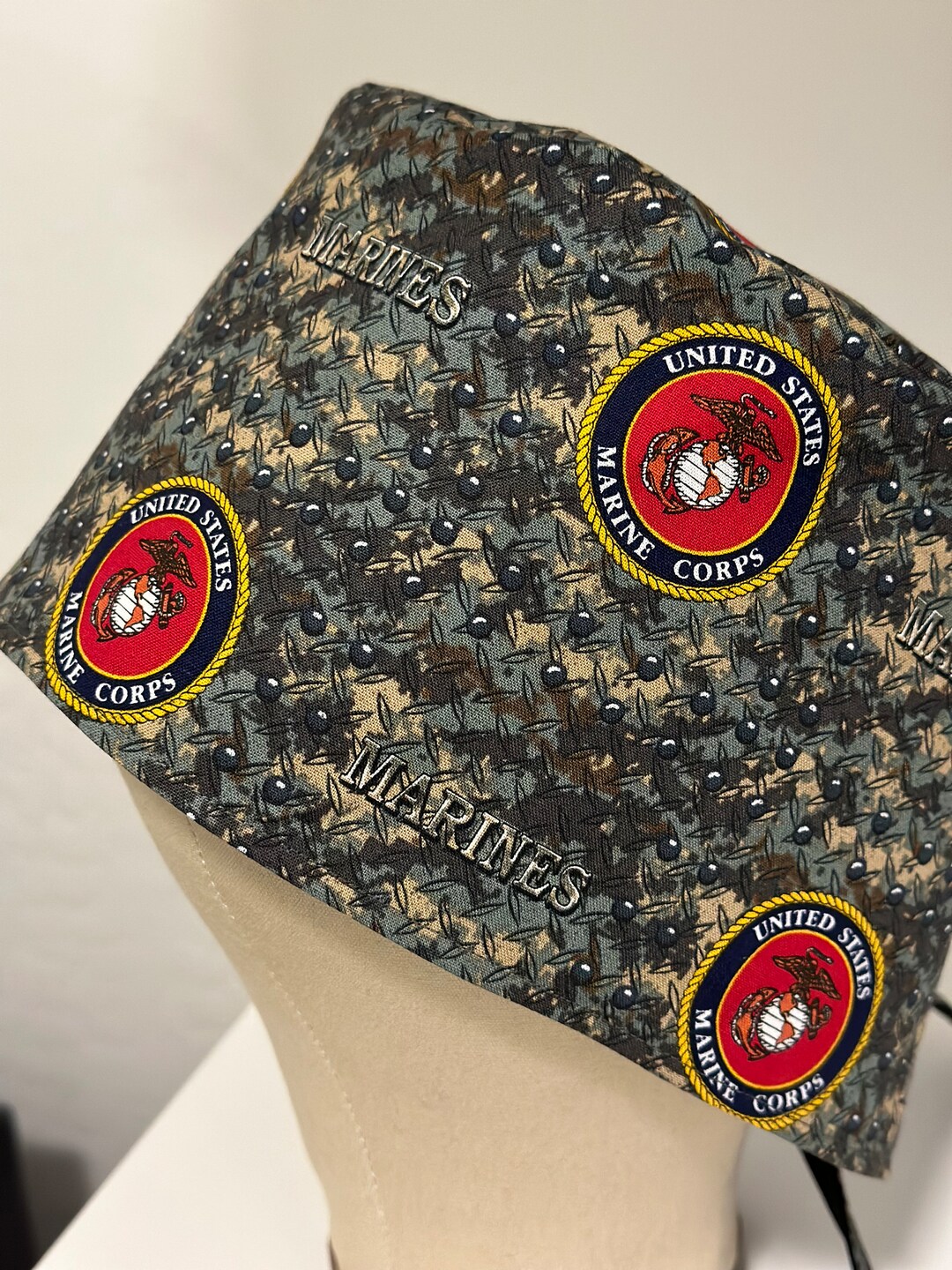Men/women Surgical Scrub Cap US Marines Military 100% Cotton - Etsy