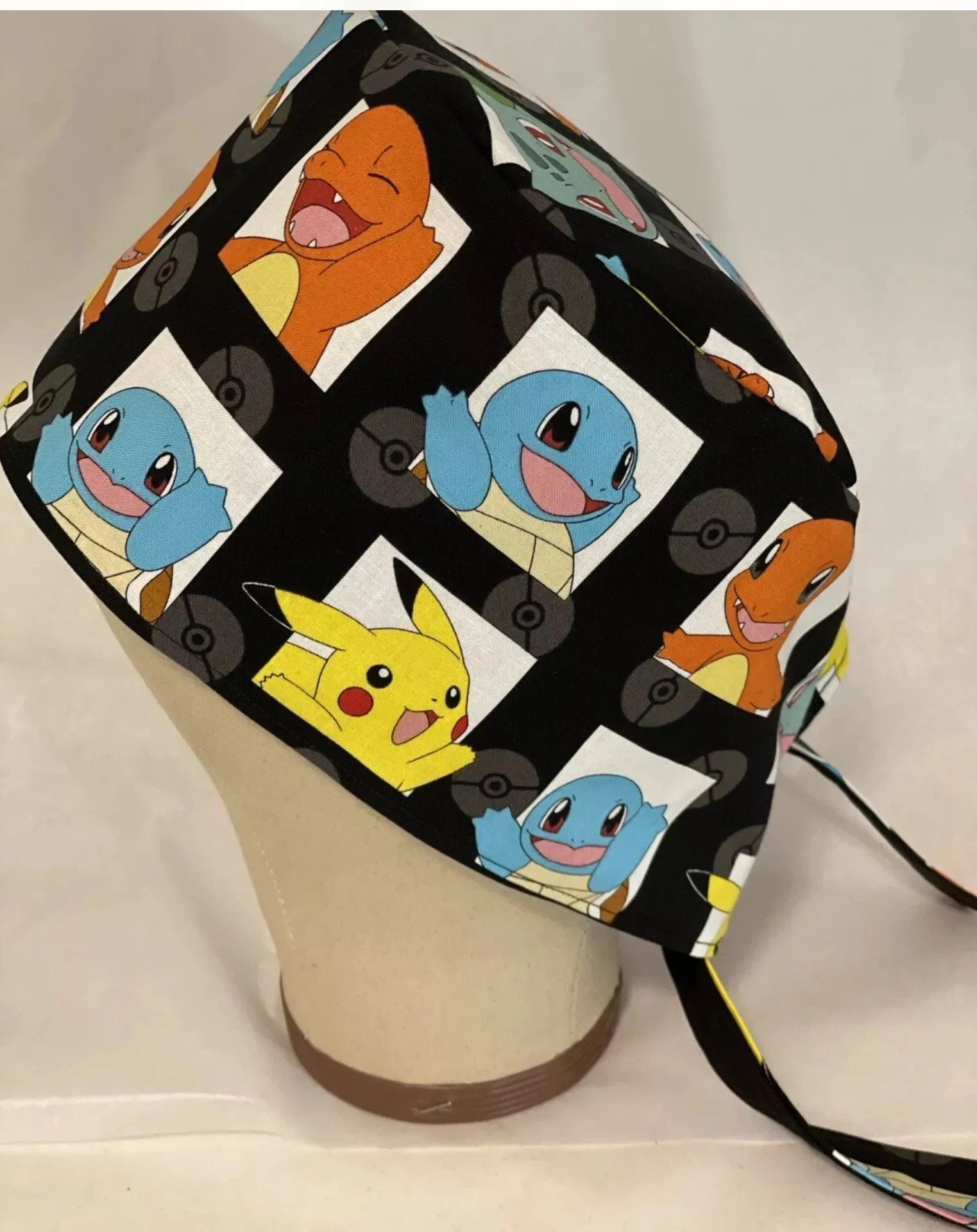 Men/women Surgical Scrub Cap. Pokemon Pikachu - Etsy