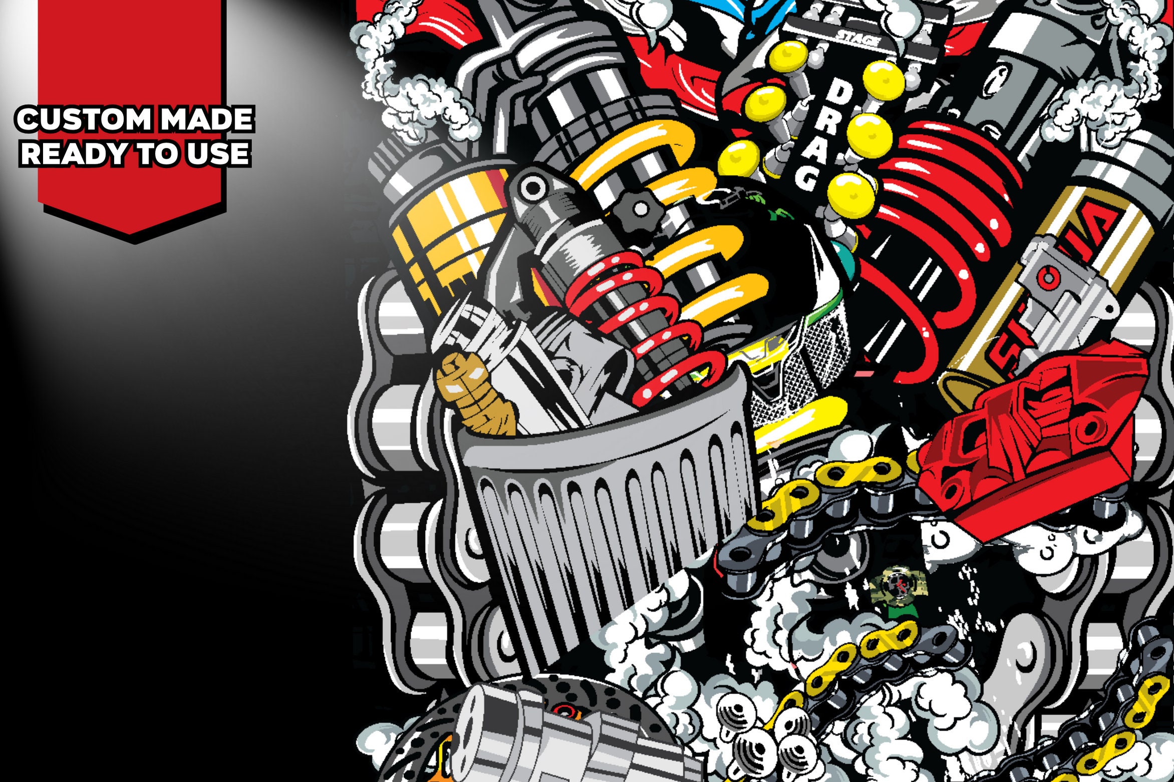 400+ Motor Parts and Spare Parts Vector (thailook Design) - Etsy