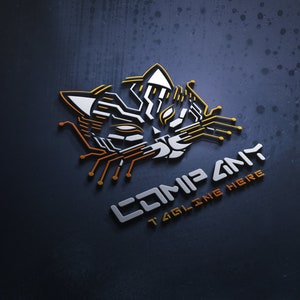 Cat Tech Logo – Unique Digital Brand Design % Once It's Sold It's Gone ...