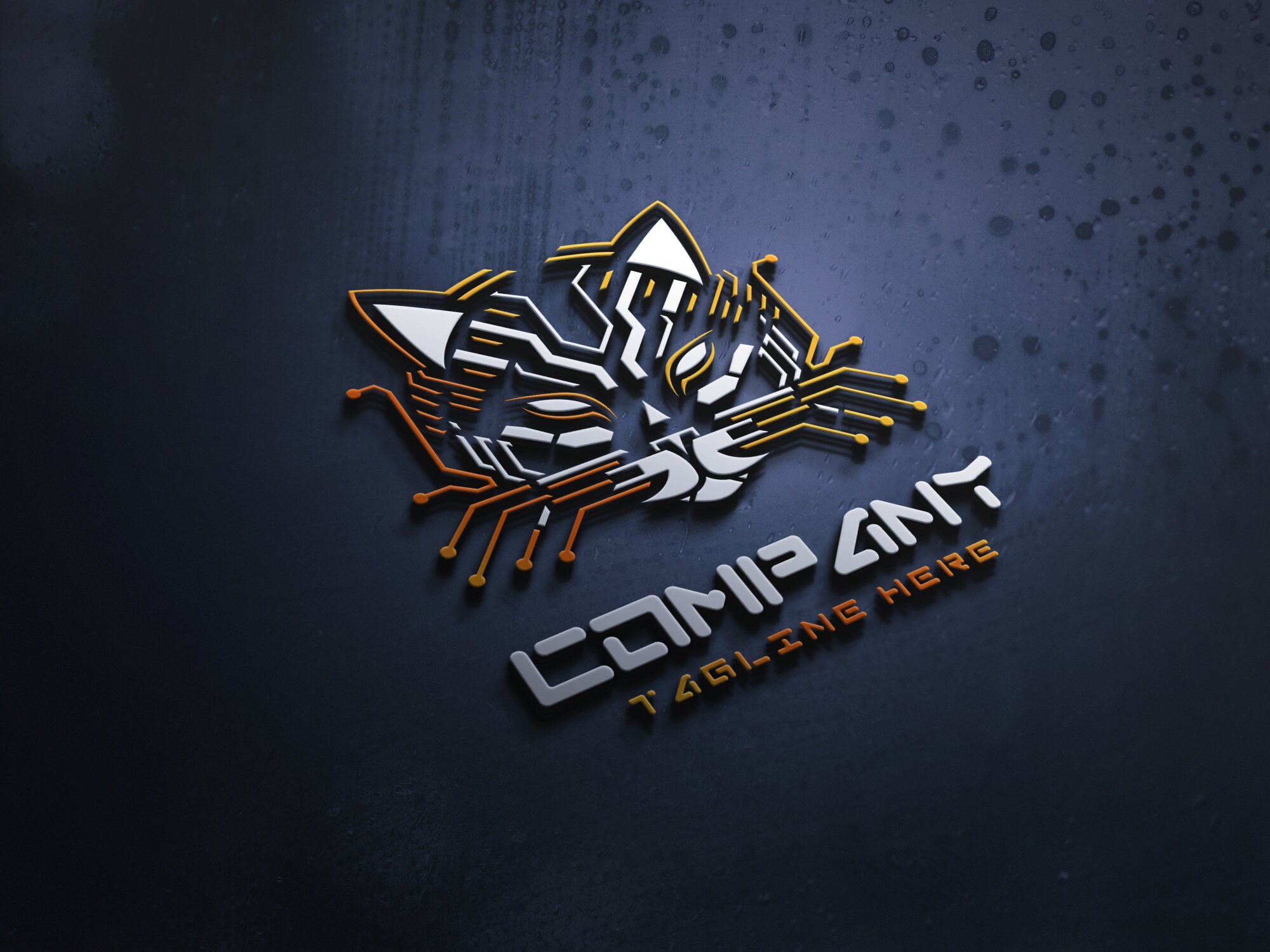 Cat Tech Logo – Unique Digital Brand Design % Once It's Sold It's Gone ...