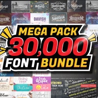 Font Bundle - Etsy