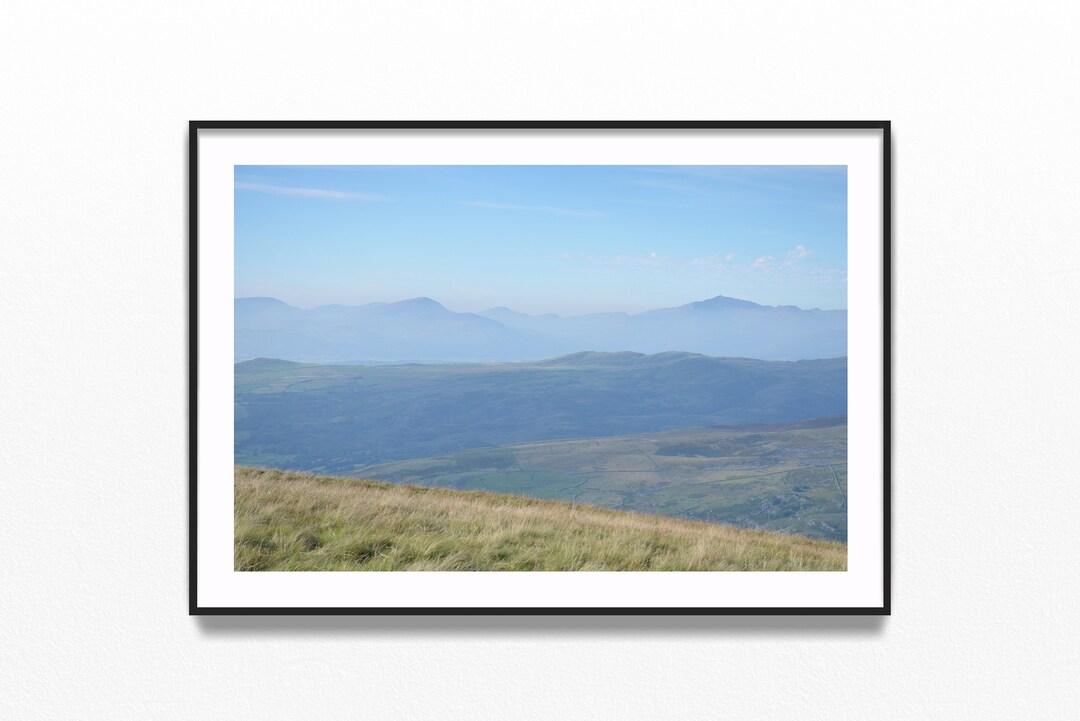 Moelfre Snowdon View Landscape Wall Art - Etsy