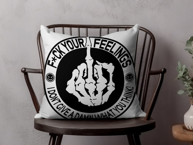 F*ck Your Feelings SVG PNG: Middle Finger Design (digital Download) - Etsy