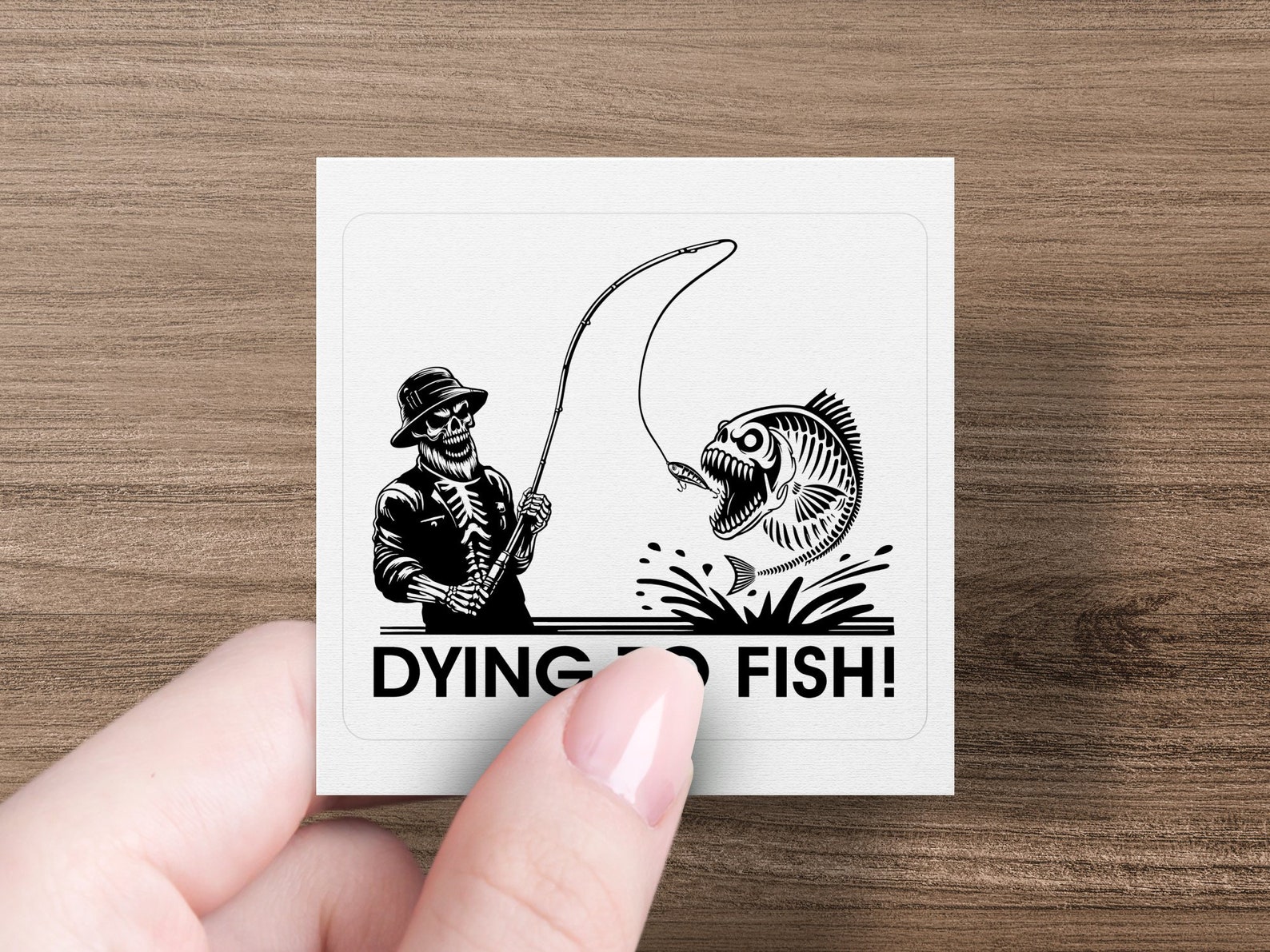 Fishing, Dying to Fish. Digital SVG, PNG. T-shirt Design. Decal Design ...