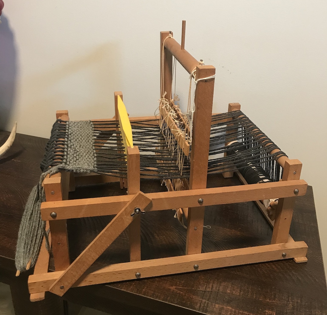 Vintage Small Tabletop Loom 7-inch Weaving Width - Etsy